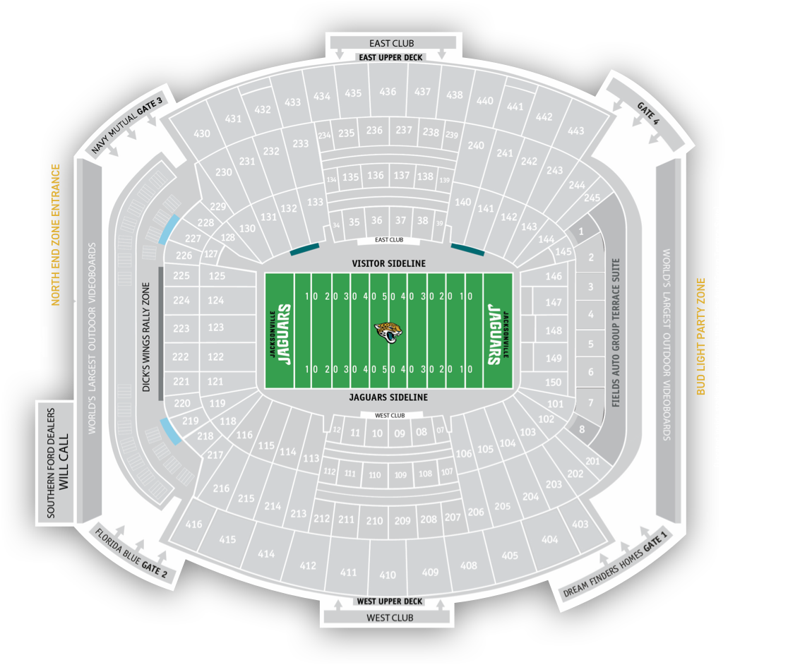 Ford Field Seating Chart Club Level Club Seats At Ford Field